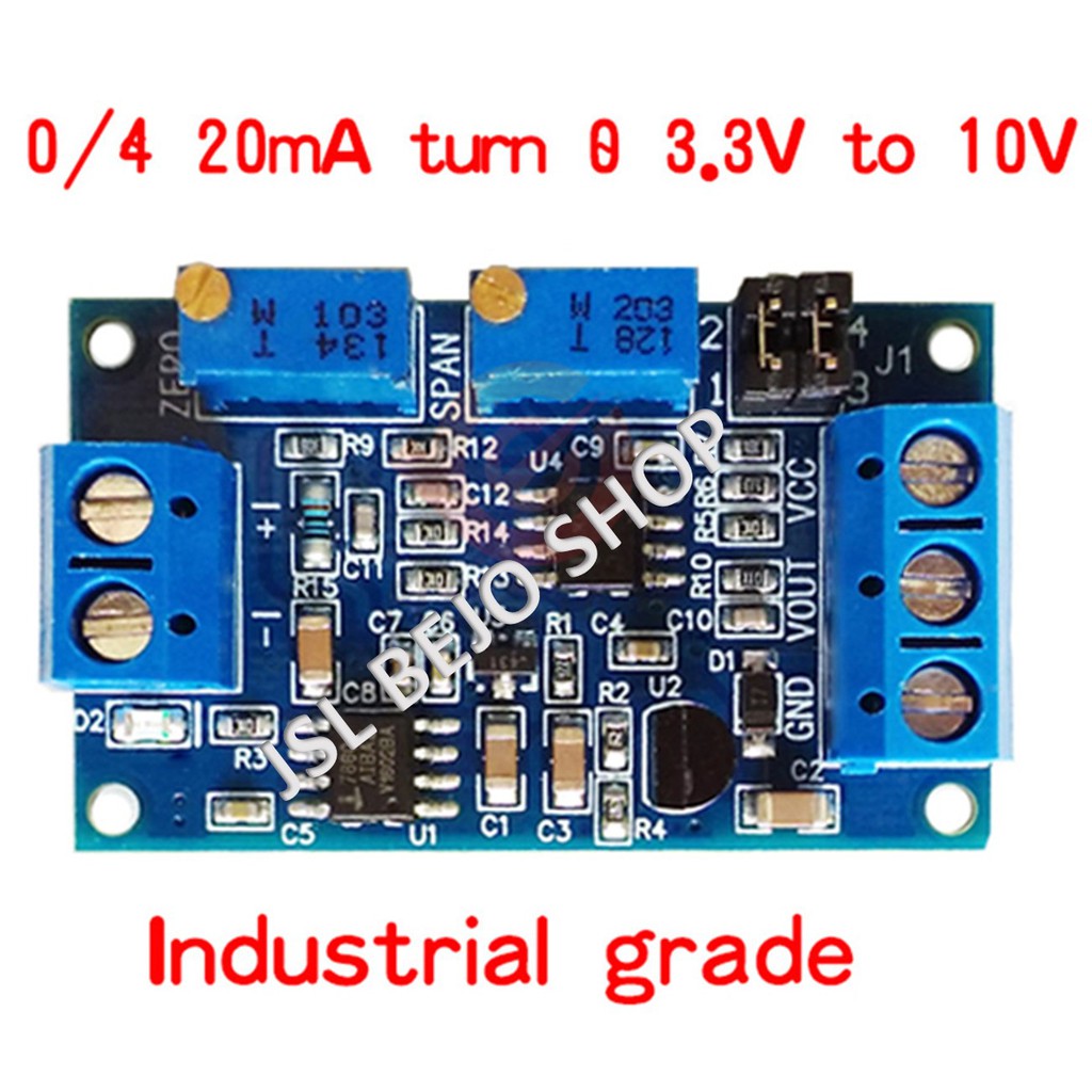 Jual Konverter Analog Sensor Converter Modul 0 / 4 - 20mA ke 0 - 2.5 ...