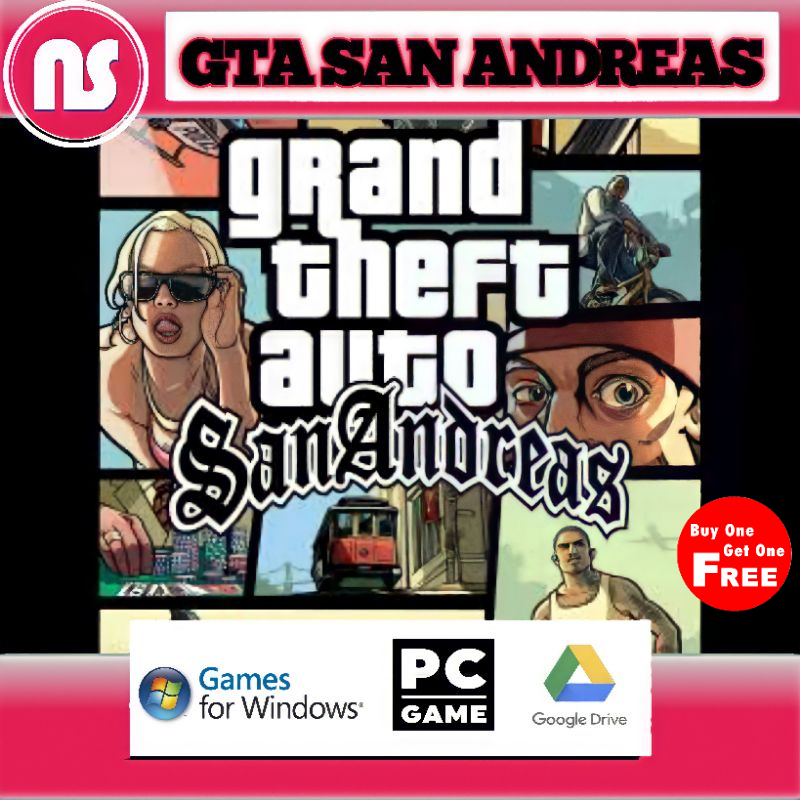 Jual GTA SAN ANDREAS / GTA SA PC GAME - GAME PC | Shopee Indonesia