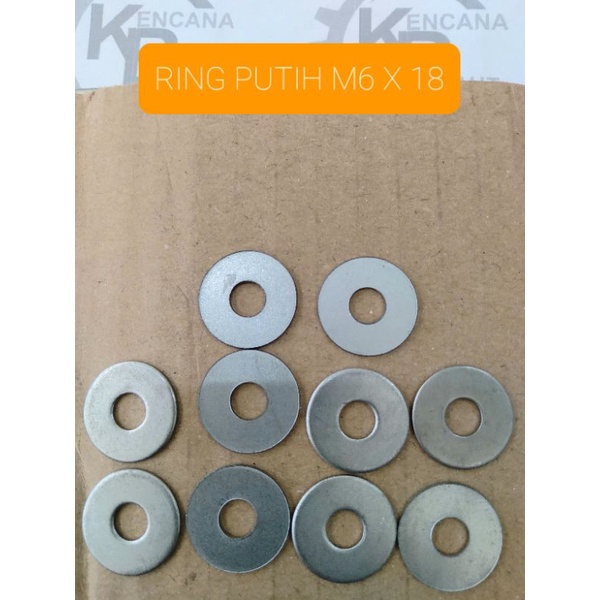 Jual RING PLAT GALVANIS M6 X 18 / RING BAUT GALVANIS M6 X 18 | Shopee ...