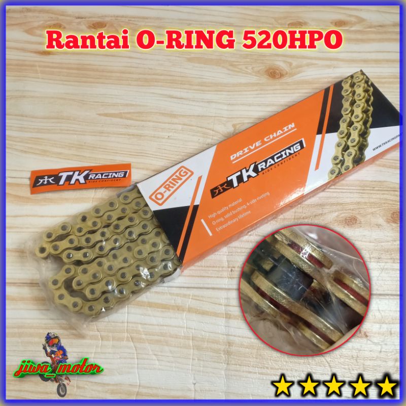 Jual Rantai O RING 520 HPO O RING panjang 120L 130L motor ninja 250 R25 ...