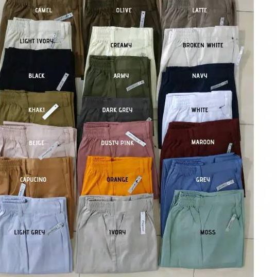 Jual ↑↑ JL058 тq JUMBO BAGGY PANTS PREMIUM AMERICAN DRILL SIZE 4L 5L 6L ḯттq↑и | Shopee Indonesia