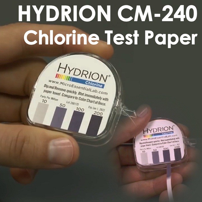 Jual Chlorine Test Kit Paper HYdrion CM-240 | Tes Klorin dg Testkit ...