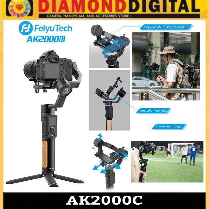 Jual Feiyu Ak2000C 3-Axis Camera Gimbal Stabilizer - Ak2000 C | Shopee ...