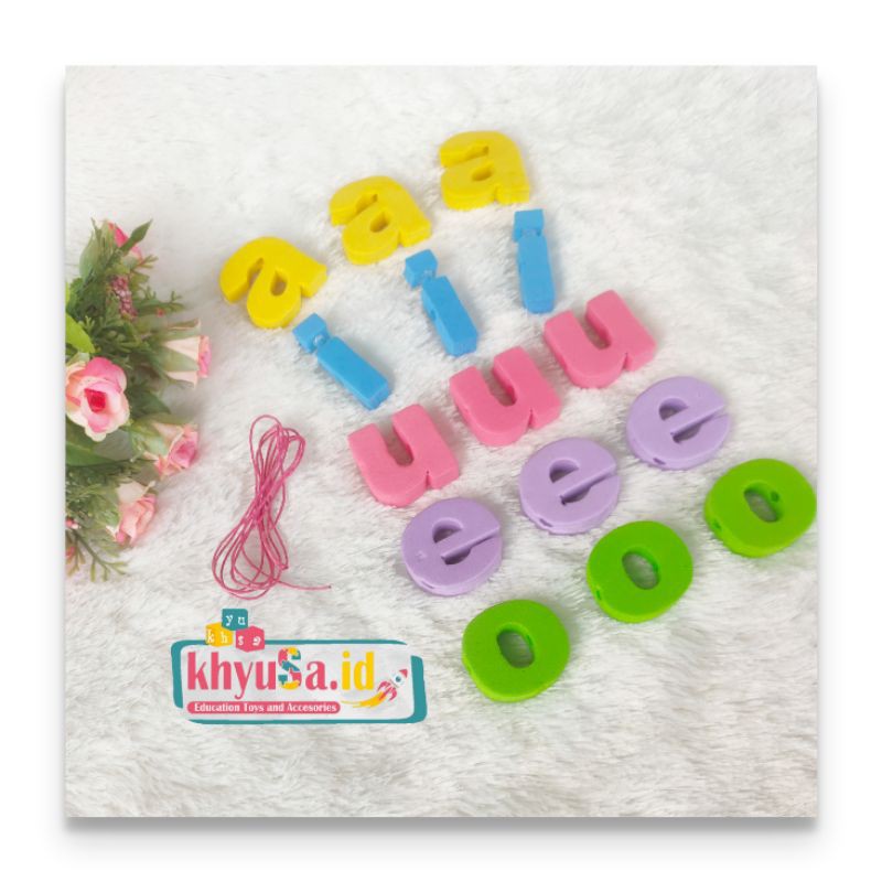 Jual Meronce Alfabet / Mengenal Huruf / Montessori | Shopee Indonesia