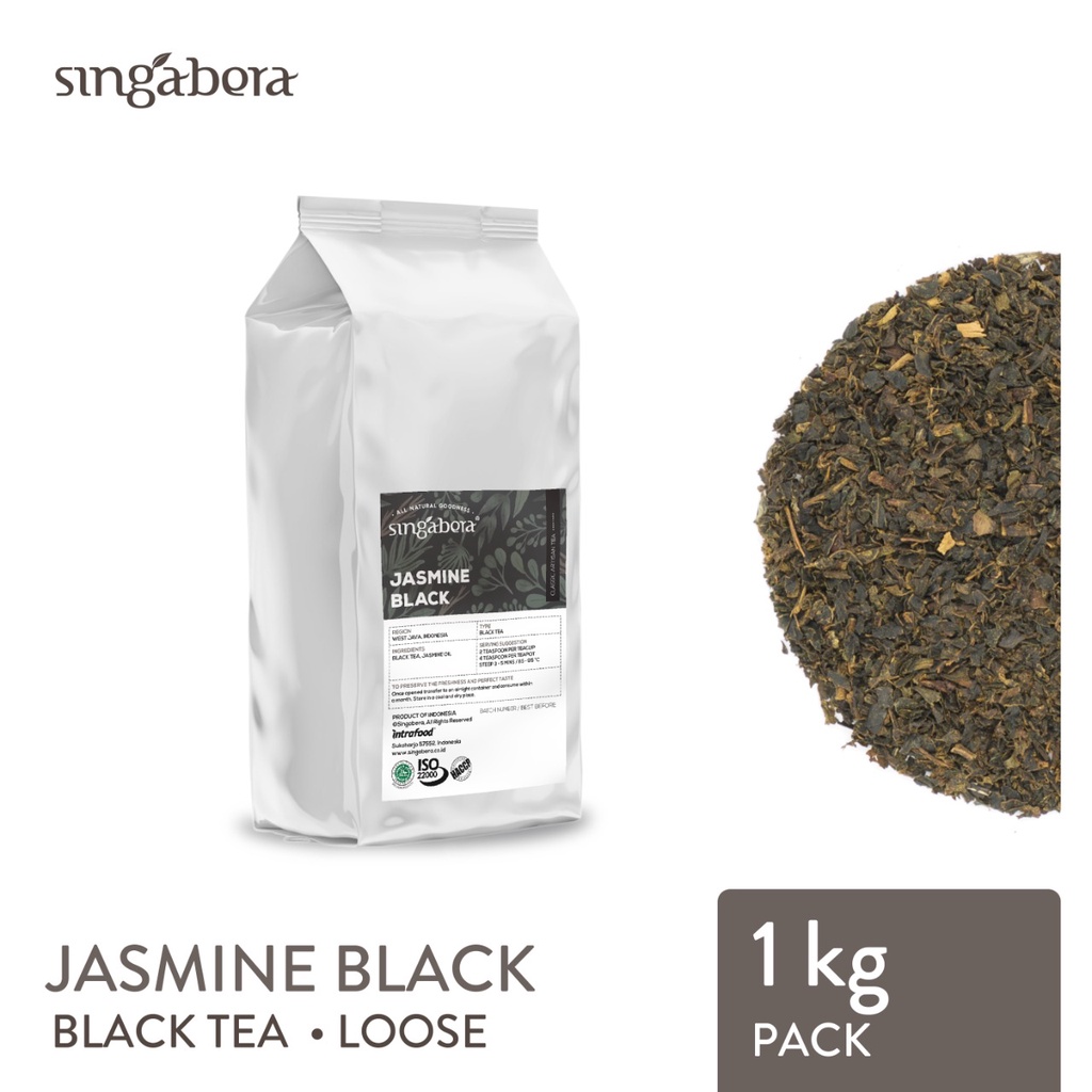 Jual Singabera Jasmine Black - Black Tea / Teh Hitam - 1 kg | Shopee ...