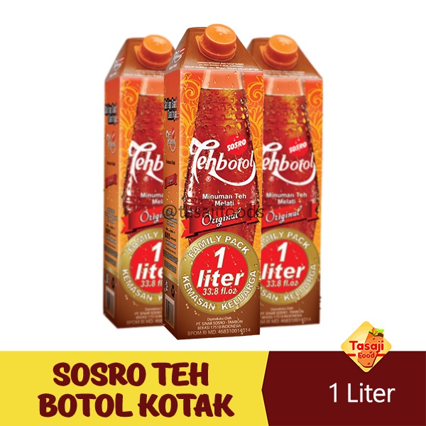 Jual Sosro Teh Botol Kotak 1 Liter | Shopee Indonesia