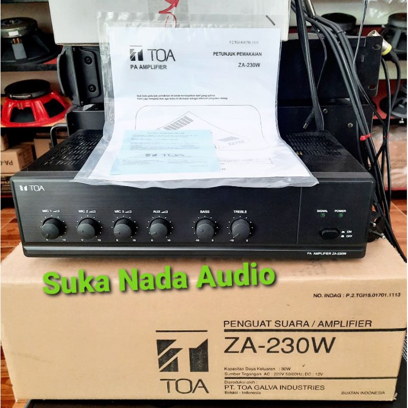 Jual AMPLI TOA ZA-230W 30WAT ORIGINAL | Shopee Indonesia