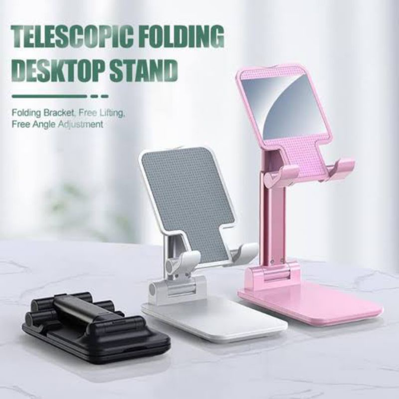 Jual STAND HOLDER HP / HOLDER STAND HP / FOLDING DESKTOP PHONE STAND ...