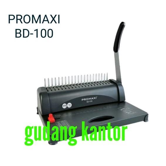Jual Mesin Jilid Promaxi Bd100 Comb Binding Machine Alat Binding Bd100 ...