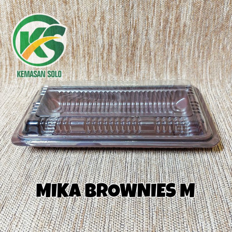 Jual Kotak Plastik Mika kue brownies MEDIUM isi 50 pcs | Shopee Indonesia