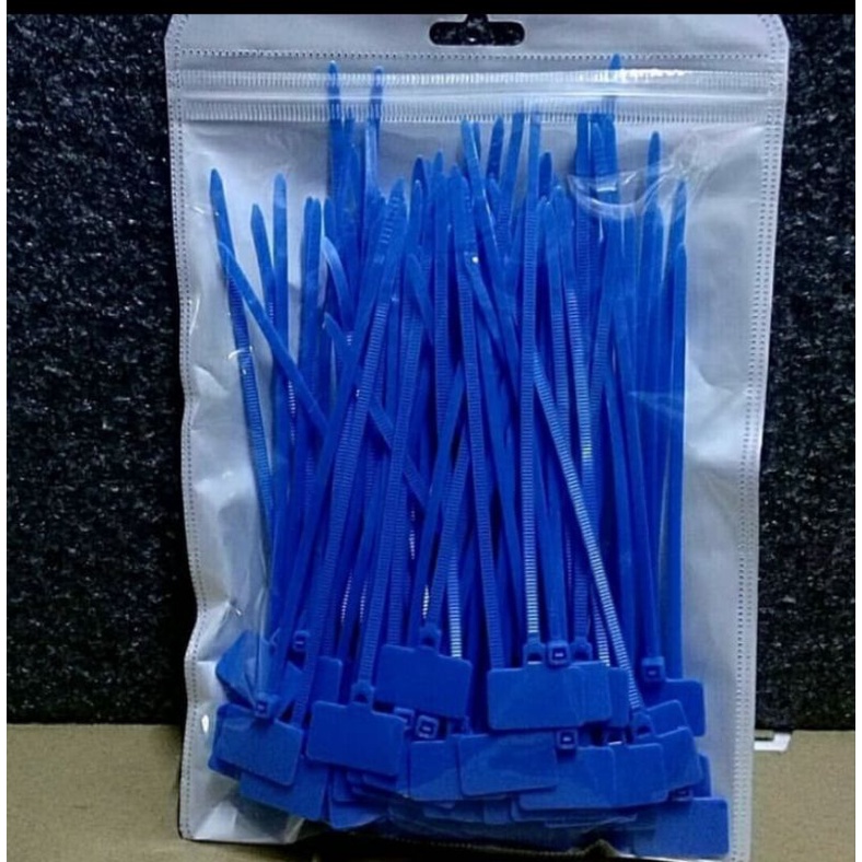 Jual Cable Ties label tie 4x150 MM / Ties Kabel / Kabel Ties Bendera ...