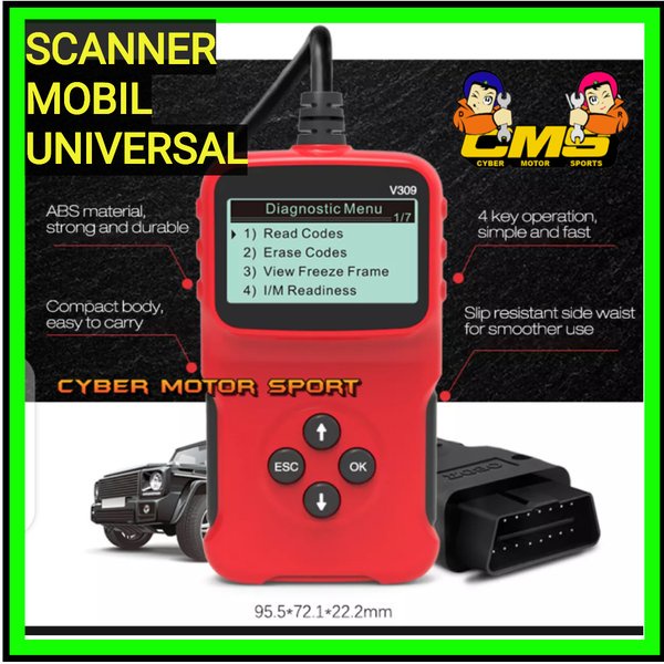 Jual Alat Scanner deteksi kerusakan mobil. Scanner OBD2 . check engine ...