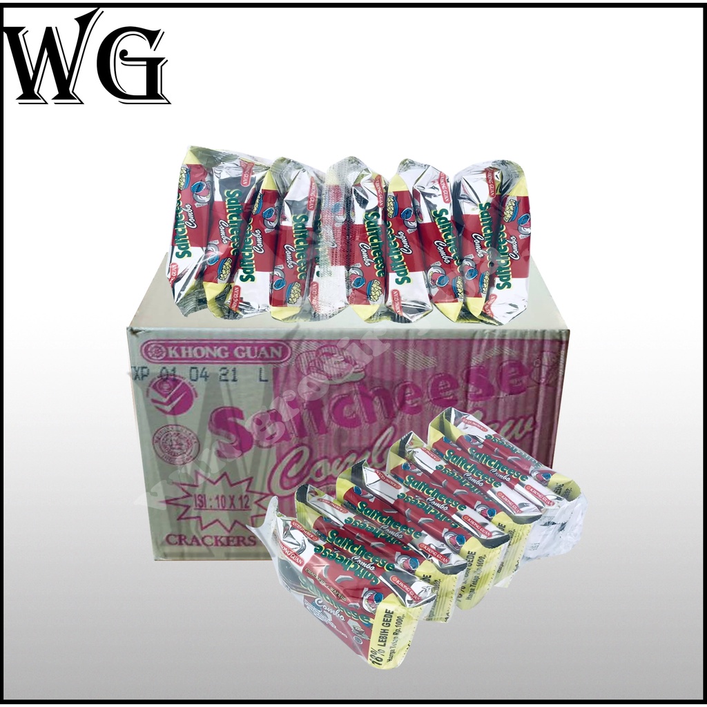 Jual Khong Guan Saltcheese Wafer Combo 10 sachet - 1 KARTON | Shopee ...
