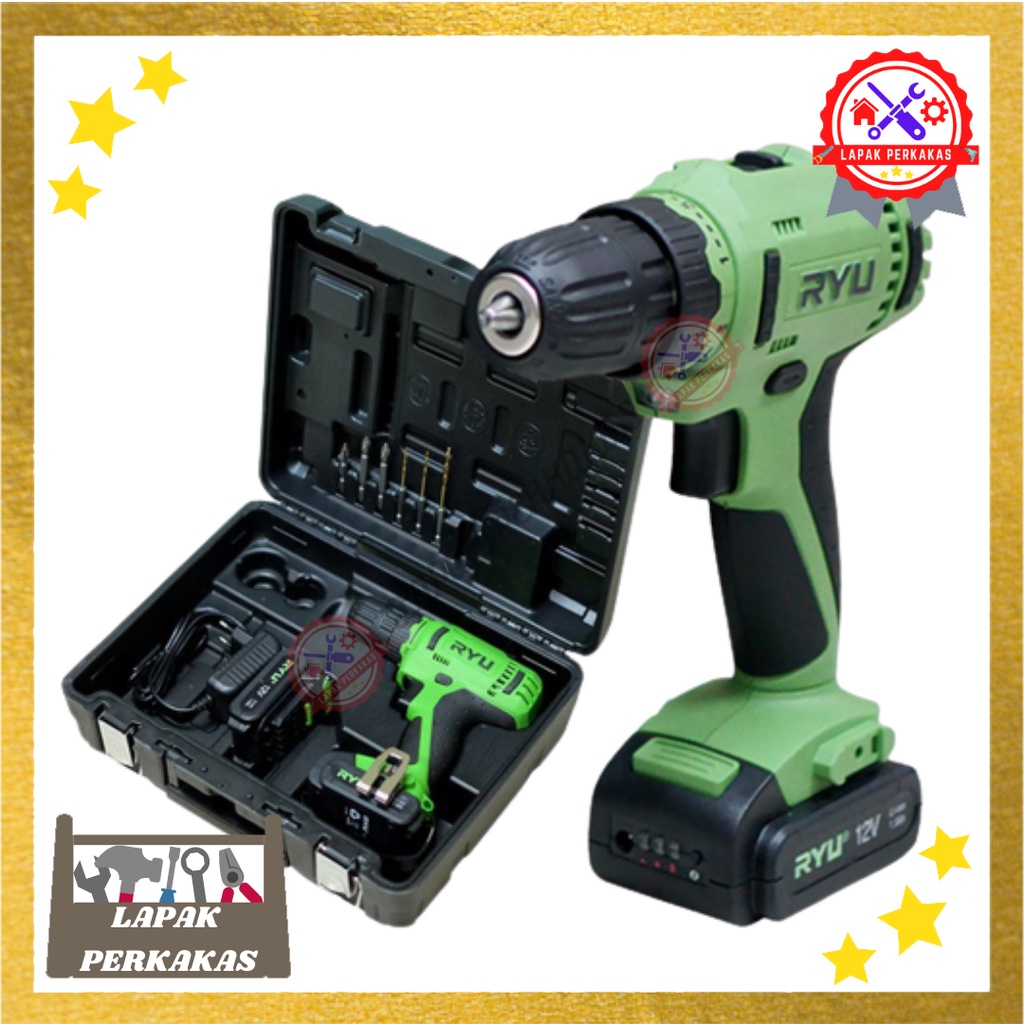 Jual Ryu Mesin Bor Tangan Cordless RCD 12V / Mesin Bor Baterai Portable ...