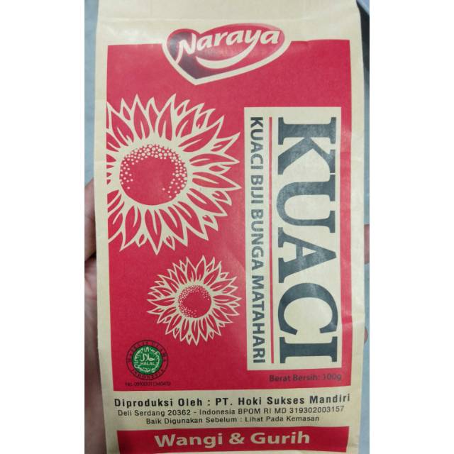 Jual Naraya Kuaci Biji Bunga Matahari JUMBO - Netto 100gr | Shopee ...