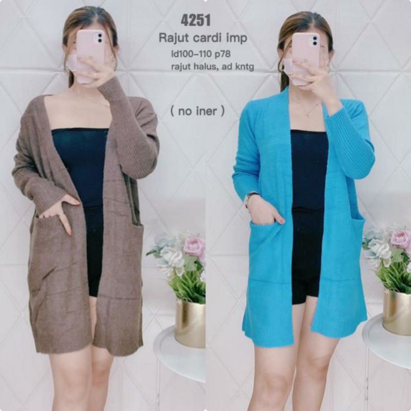 Jual Cardigan rajut 4251 ( Detail cek foto ! ) | Shopee Indonesia