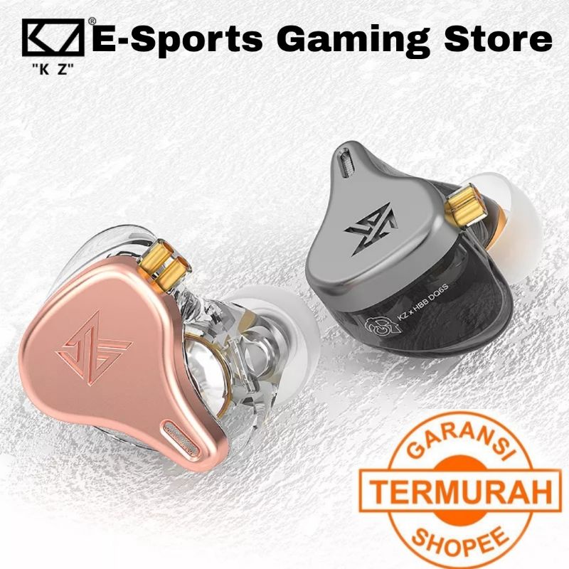 Jual [GARANSI TERMURAH] KZ x HBB DQ6S with Mic In Ear Earphone HIFI Dengan Noise Cancelling ...