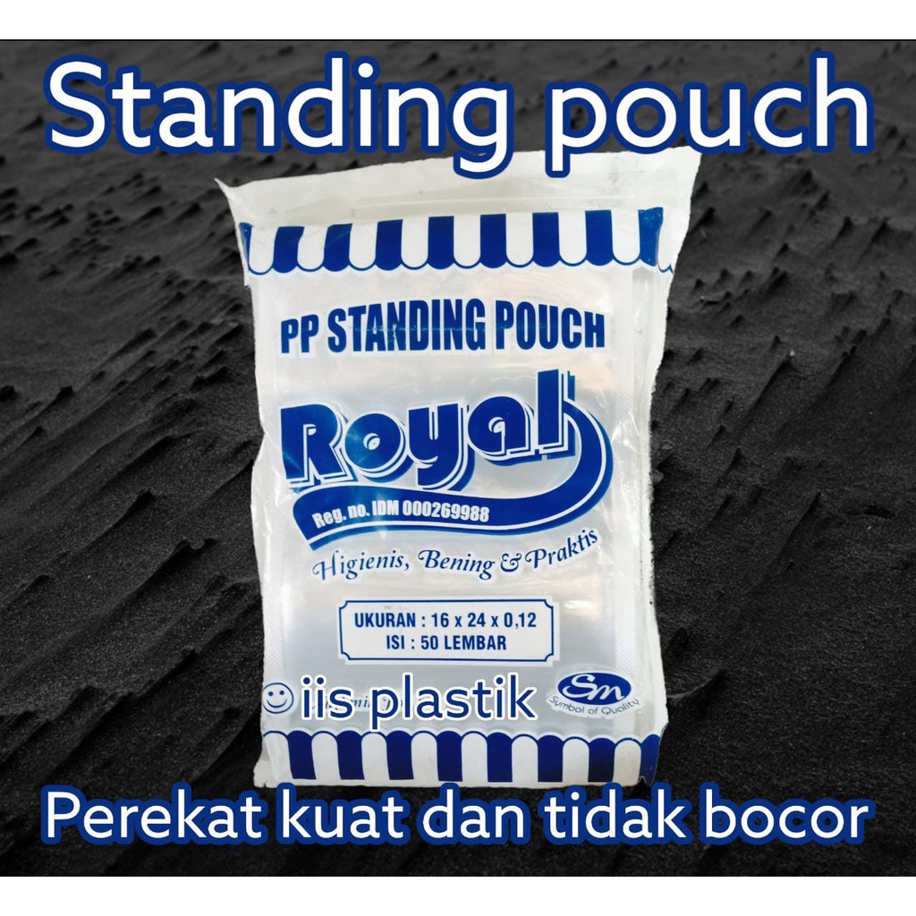 Jual Plastik standing pouch murah segala ukuran lengkap isi 50 lembar ...