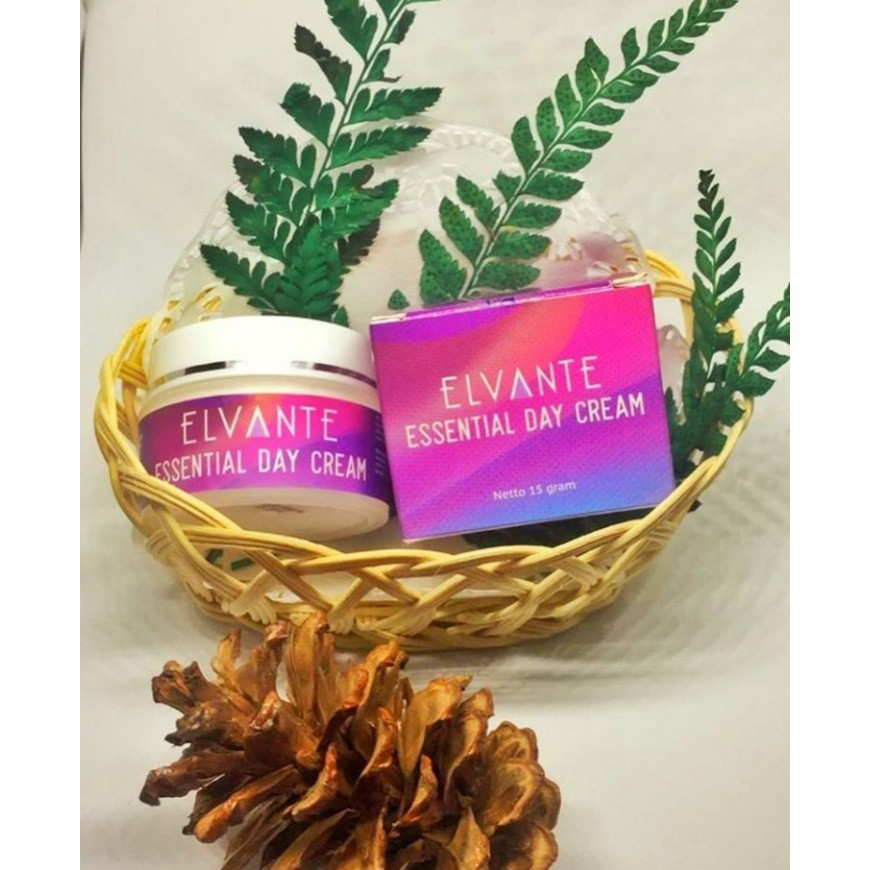 Jual Krim Pagi Siang ELVANTE ESSENTIAL DAY CREAM 15 gram SPF 30 Vitamin ...