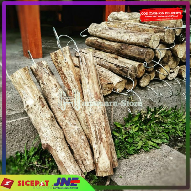 Jual Media tanam kayu kopi UK 5×5×30cm / Media tanam anggrek / Media ...