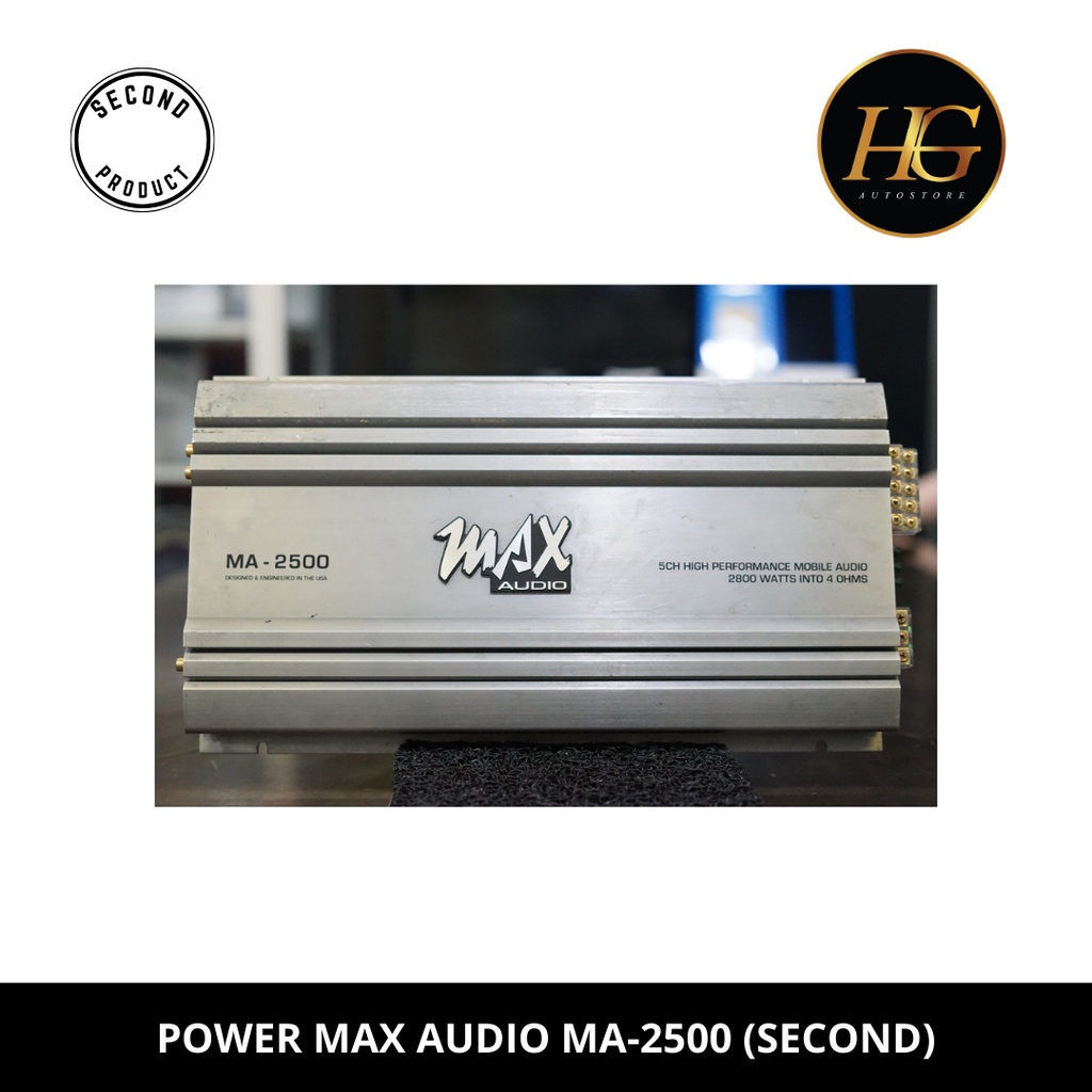 Jual Power Amplifier Max Audio MA-2500 (second) | Shopee Indonesia