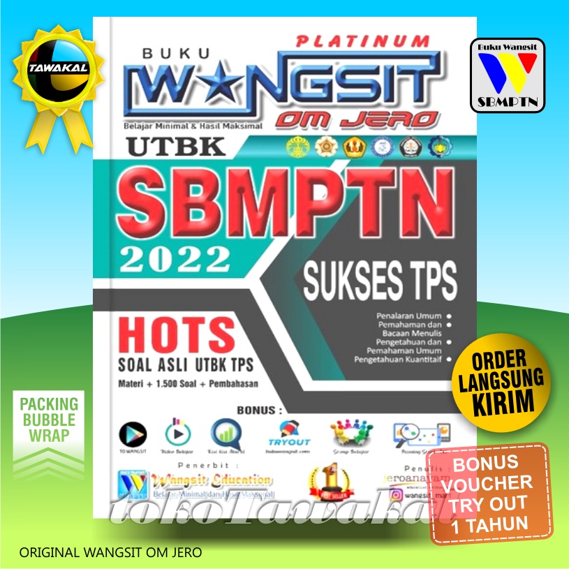 Jual ORIGINAL Buku Wangsit 2022 / TPS Platinum / UTBK SBMPTN 2022 ...
