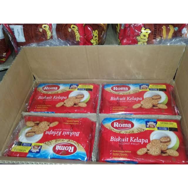 Jual Biskuit Roma Kelapa 300gram 1 Dus isi 28pcs | Shopee Indonesia
