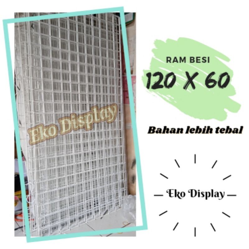 Jual Ram besi 120 x 60Kawat ram besi 120x60 Untuk display toko,counter ...