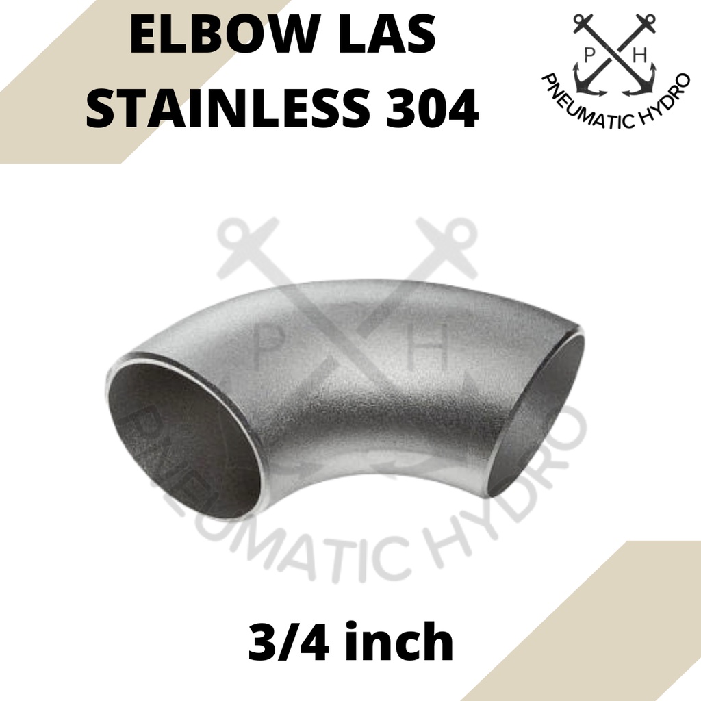 Jual Elbow Las Stainless SS 304 3/4inch | Shopee Indonesia