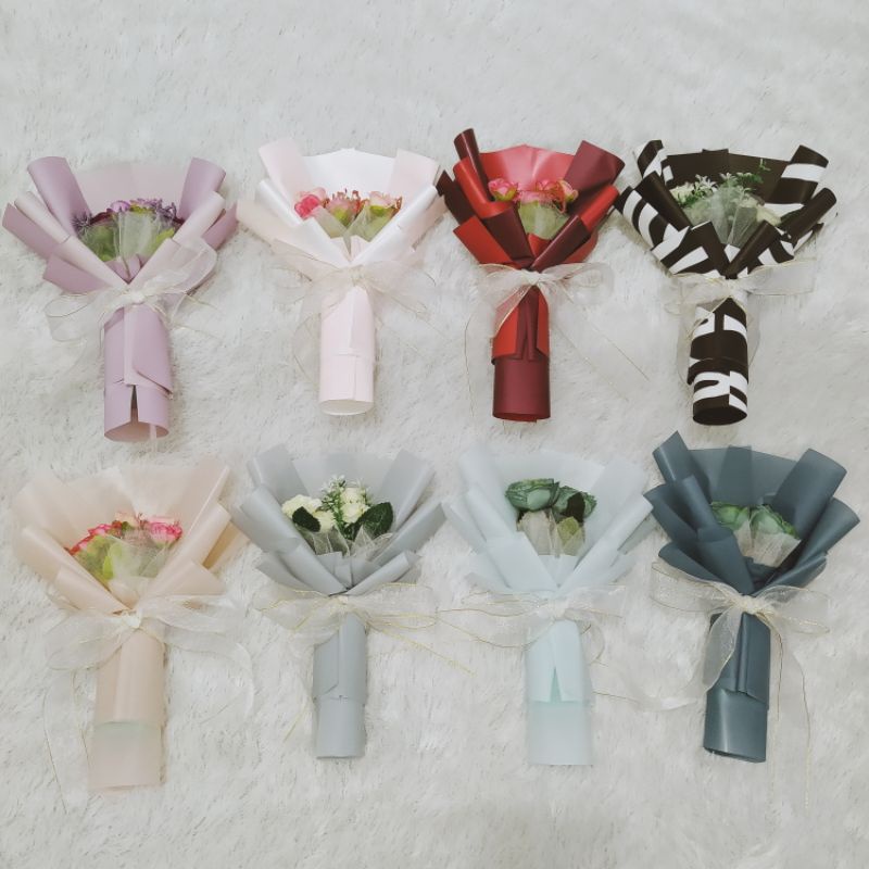 Jual Buket Bunga 24 Cm PREMIUM - Artificial Mini Bouquet 24cm | IF.LOOK ...