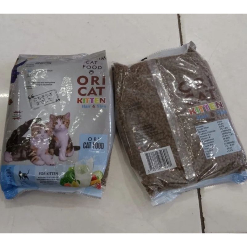Jual Ori Cat Kitten Repack 500gr Makanan Anakan Kucing OriCat 500gr ...