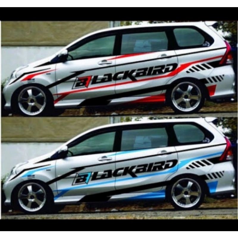 Jual sticker body mobil Avanza xenia calya sigra dll bisa request warna ...