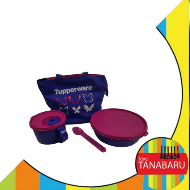 Jual Tupperware Delight Set / Tempat makan set | Shopee Indonesia
