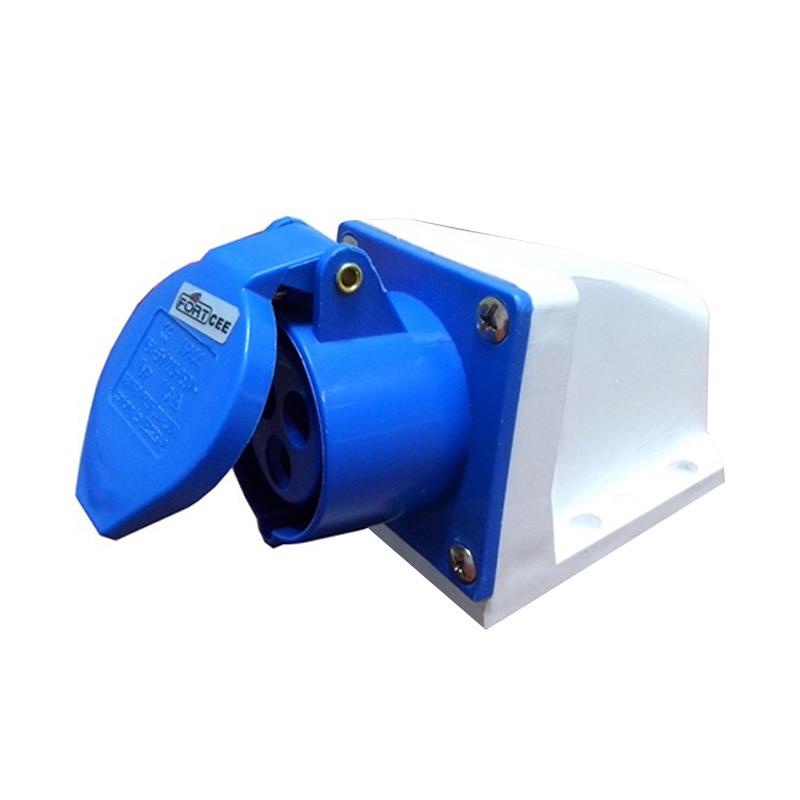 Jual Fort Industrial Wall Socket IP44 3 Pole 16A Type 113 | Shopee ...