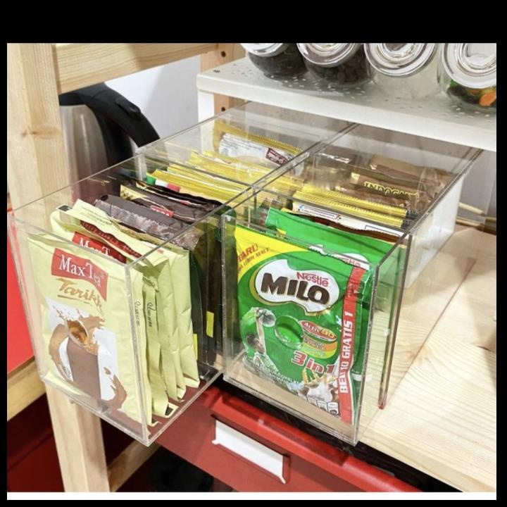 Jual Rak Laci Minuman Sachet 13X10X22 Pakai Sekat Murah Po 1 Hari ...
