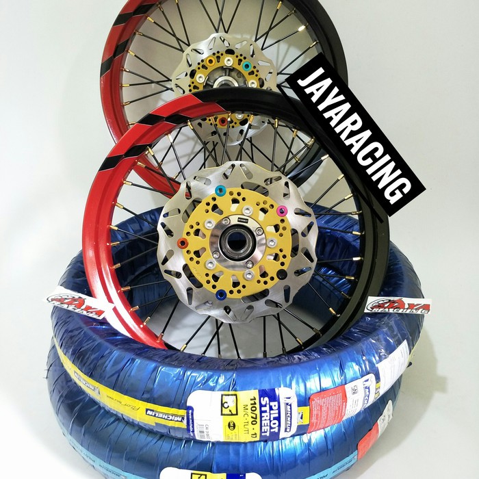 Jual Velg custom 17 350 300 double disc R15 Xabre XSR 155 spket ...
