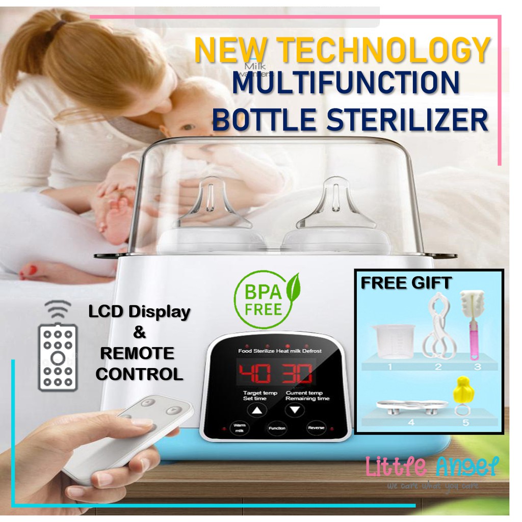 Jual Botol Steril Multifungsi Penghangat Botol Susu Bayi LCD Display ...