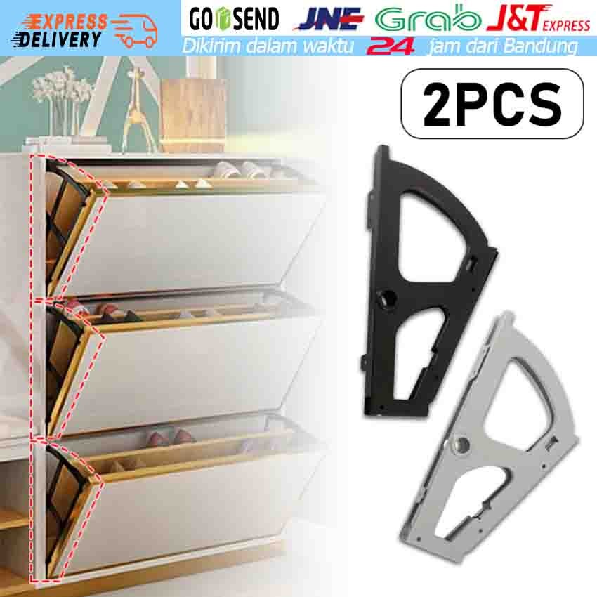 Jual Rak Sepatu Rak Sepatu Kipas Bracket Fitting Rak Sepatu Putar 1-3 ...