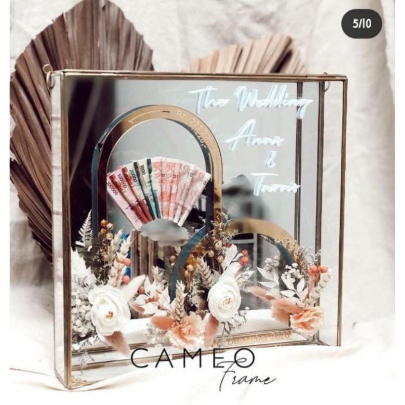 Jual Glass FrameBox Premium 30*30cm background cermin | terarium box ...