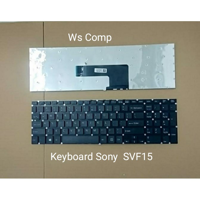 Jual KEYBOARD SONY VAIO SVF15 SVF-15218SNW SVF152A29W BLACK | Shopee ...