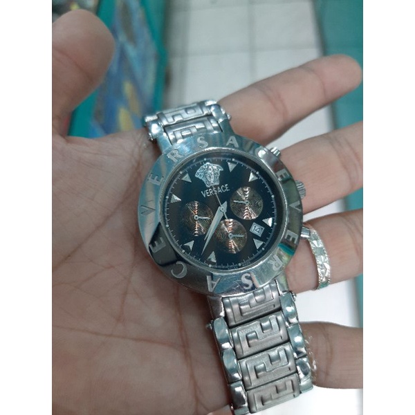 Jual jam tangan Versace chronograph jam klasik ja fashion jam sporty ...