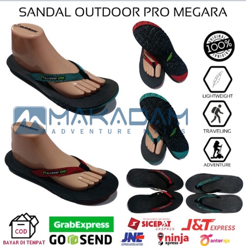 Jual sandal jepit gunung outdoor pro megara | Shopee Indonesia