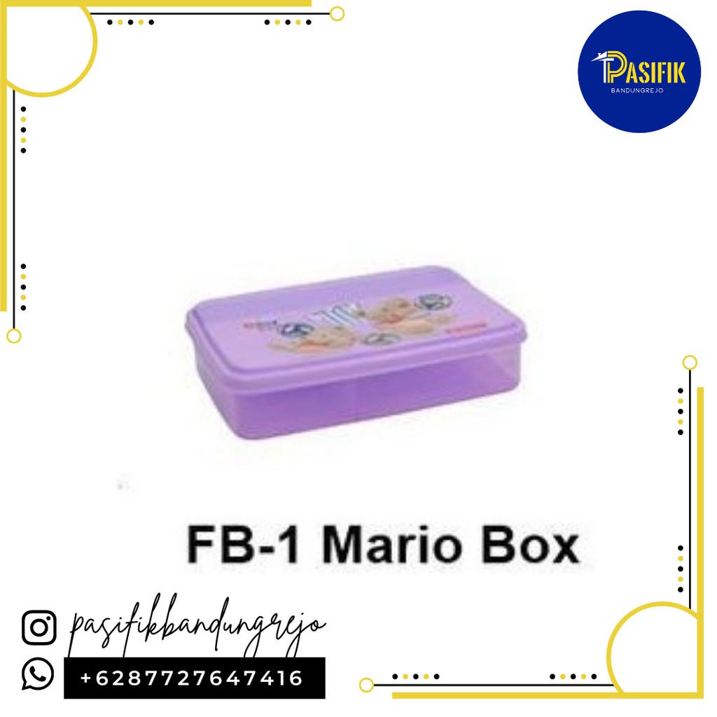 Jual LUNCH BOX/ TEMPAT MAKAN MARIO BOX /FB-1 LION STAR | Shopee Indonesia