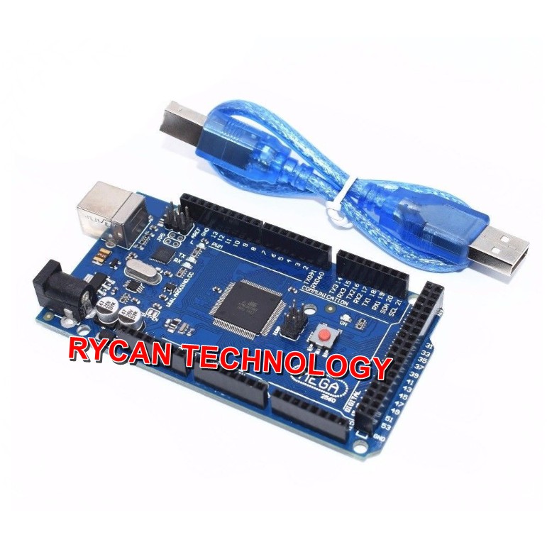 Jual Arduino Mega 2560 R3 ATMega2560 dg ATMega 16u2 + Kabel USB 0 Ulasan | Shopee Indonesia