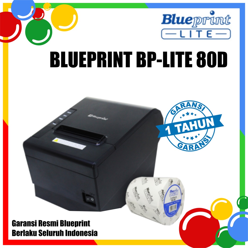 Jual Printer Kasir Thermal Blueprint Lite 80D (USB + Bluetooth + RJ11 ...