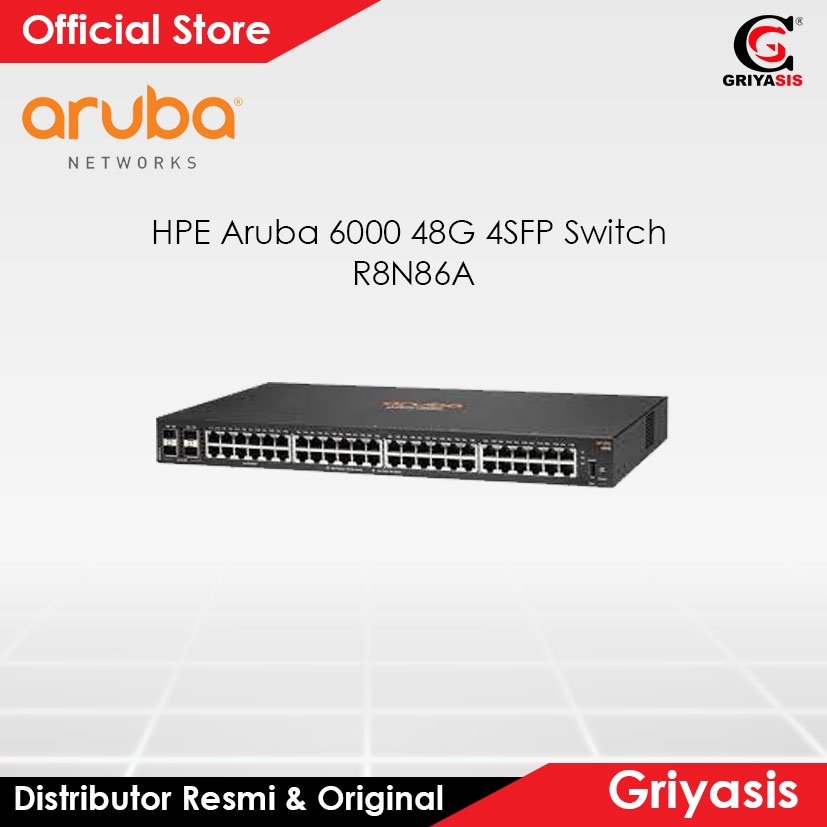 Jual Switch HPE Aruba 6000 48G 4SFP R8N86A | Shopee Indonesia