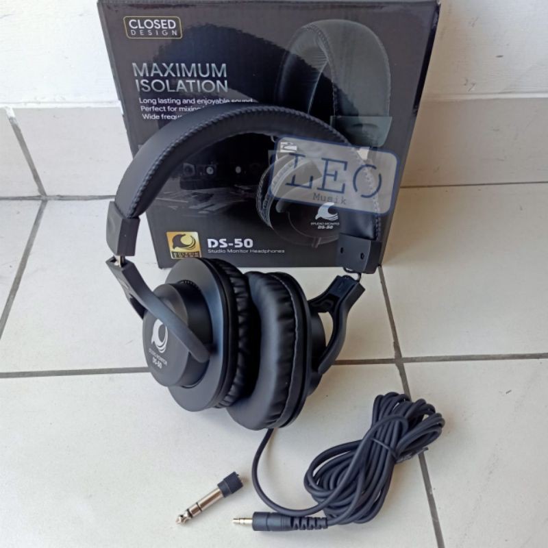 Jual HEADPHONE ISK DOLPHIN SOUND DS50 DS 50 STUDIO MONITOR ISK DS50 ...