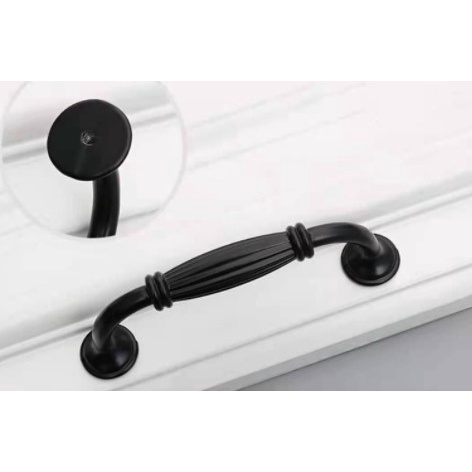 Jual Handle lemari Handle Hitam Tarikan Laci Minimalis Modern Bulat ...