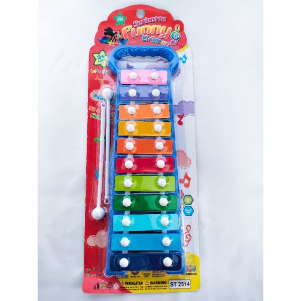 Jual Mainan anak musik Xylophone Musik tradisional SNI murah main Ting ...