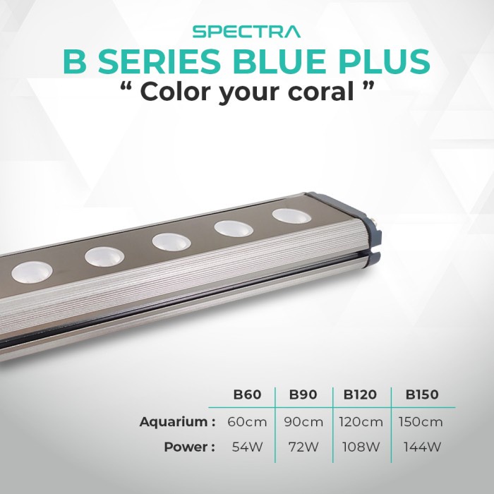 Jual Spectra B60 Lampu aquarium LED marine (ATINIC BLUE) | Shopee Indonesia